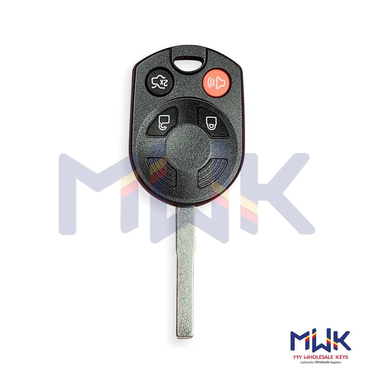 Ford 4B Remote Head Key 80 Bit High Securit OUCD6000022 W/Trunk