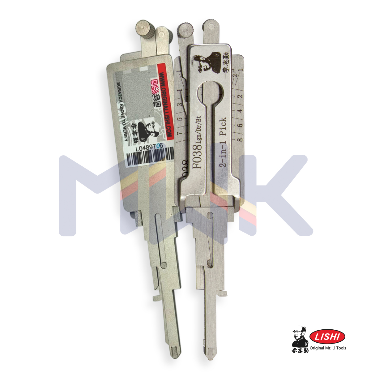 Original Lishi FO38 for Ford H75 Keyway 2 in 1 Pick